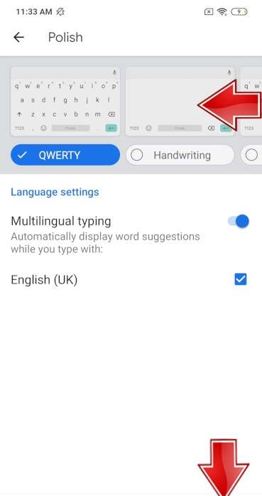 How To Change Keyboard Language In XIAOMI Redmi Note 11T Pro+ ...